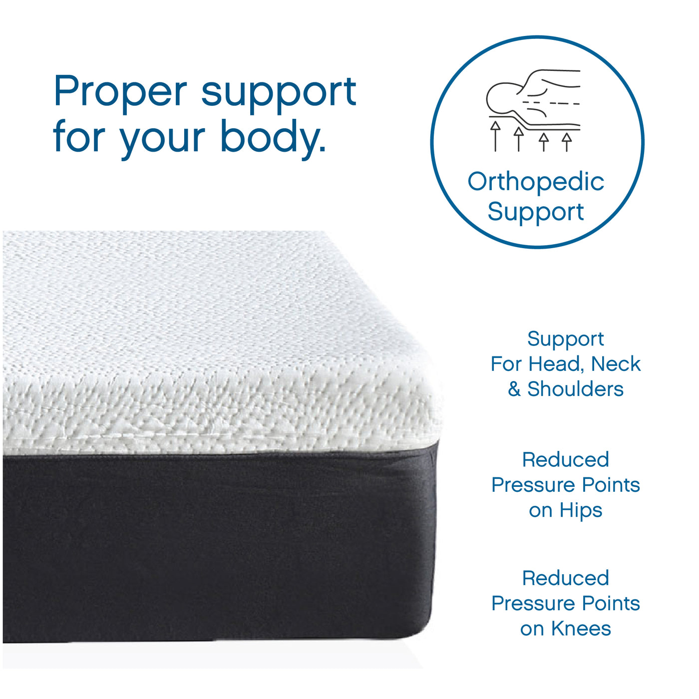 12-Inch Cool Gel Memory Foam Mattress | Superior Comfort & Support